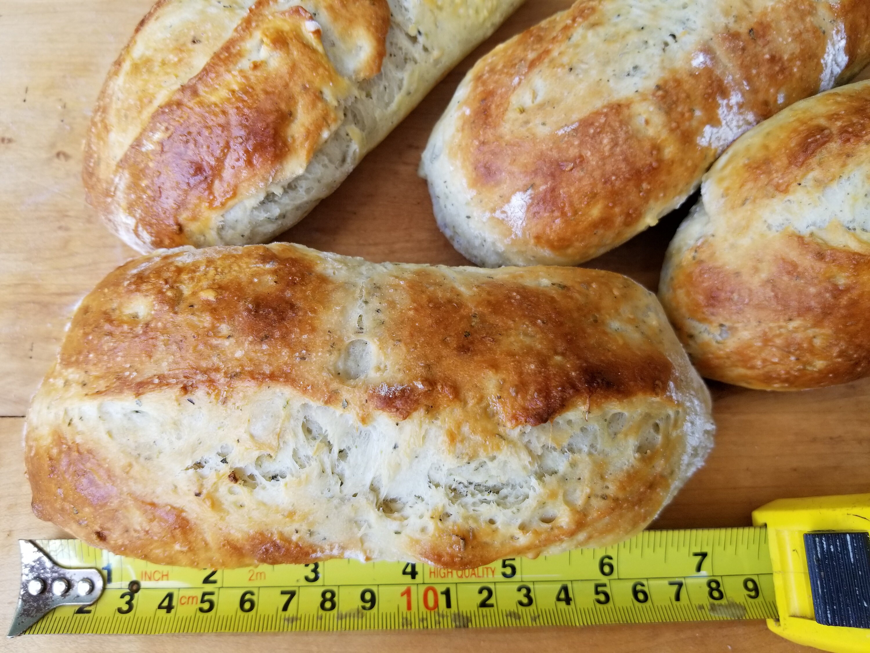 Garlic & Herb Dinner Loaves Bread Garlic Bread Ciabatta - Etsy