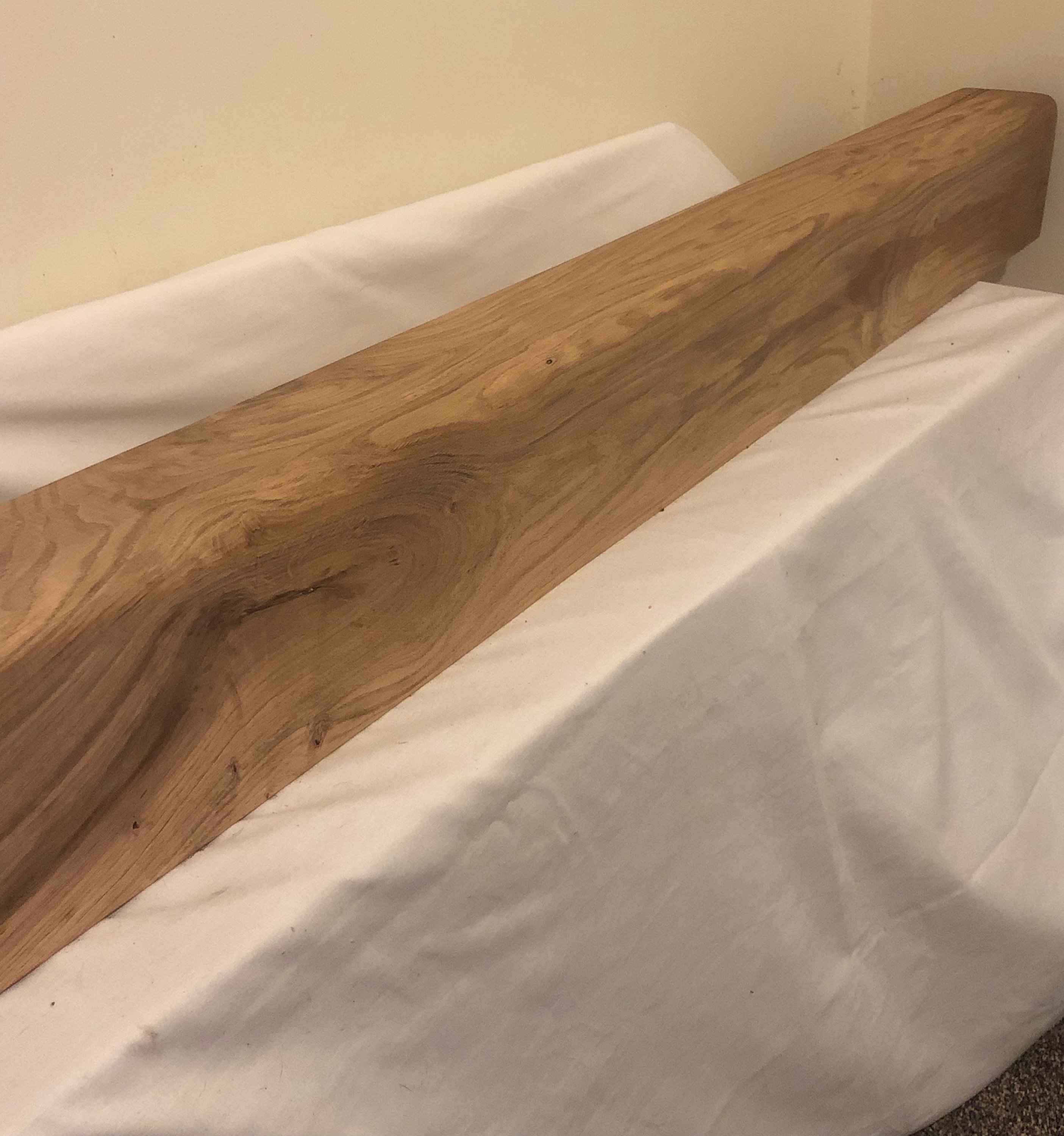 OAK Mantle Piece Solid Wood Rustic Shelf Beam - Etsy UK
