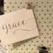 CUSTOM CALLIGRAPHY Note Cards / Personalized/message Choices/great for ...