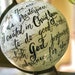 Scripture Globe / Custom Calligraphy Guestbook Globe / Full Scripture ...