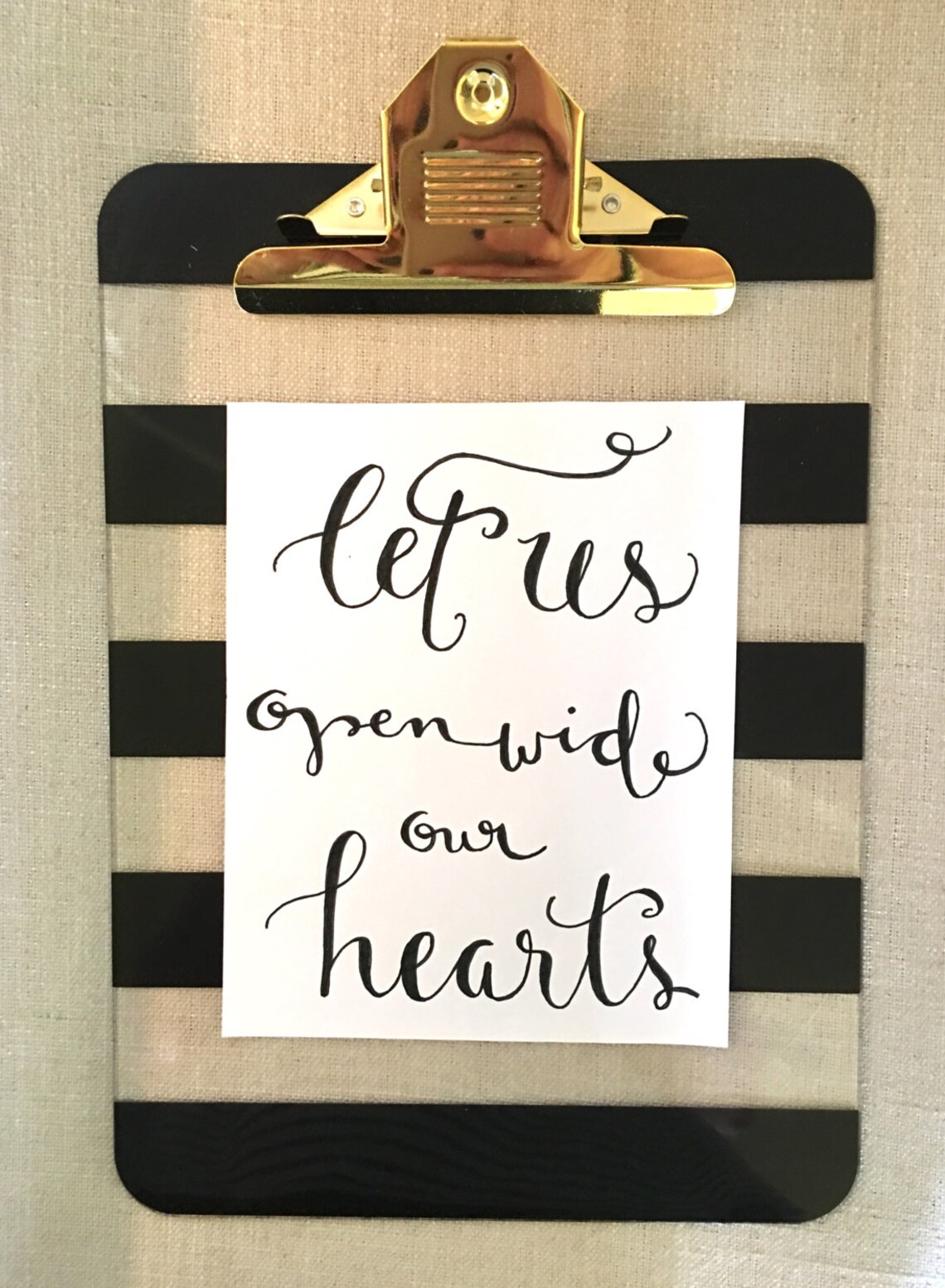 Custom Calligraphy Handwritten Art Print / Heavyweight - Etsy