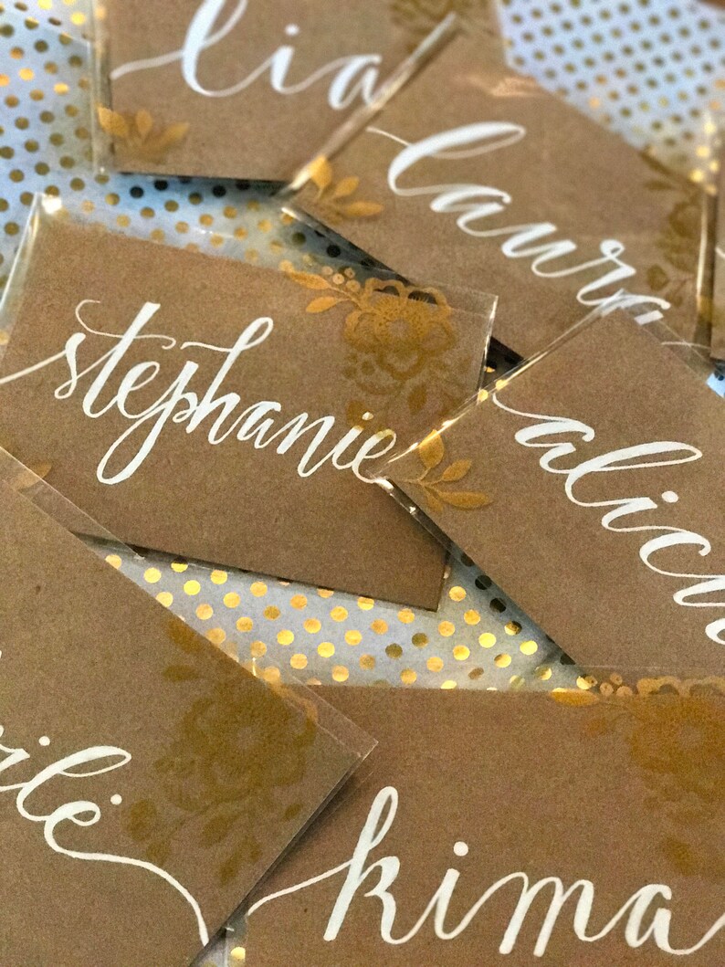 CUSTOM CALLIGRAPHY Note Cards / Personalized/message - Etsy