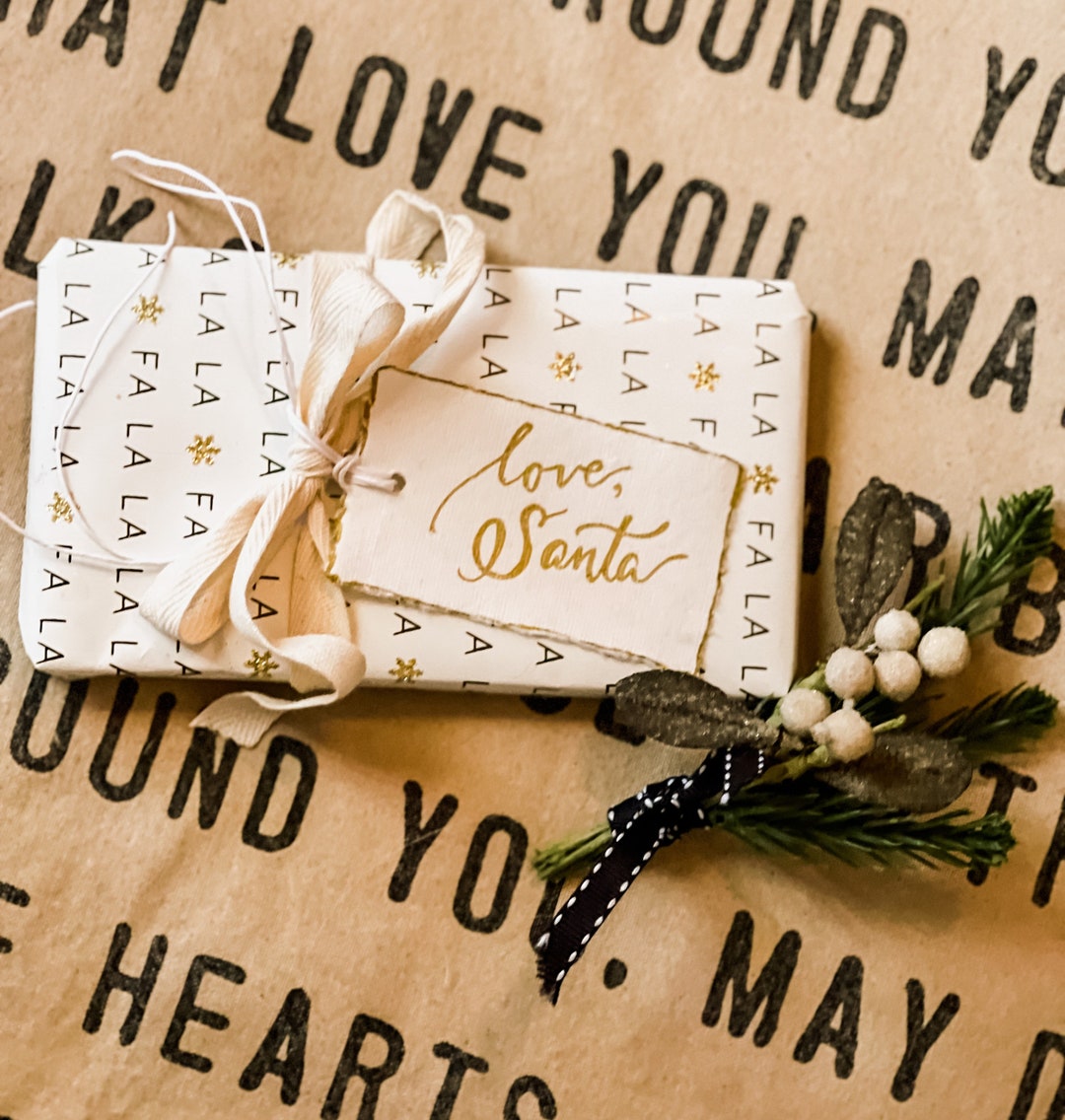 Love Santa Personalized Gift Tags - Perfect for Santa Christmas Gifts ...