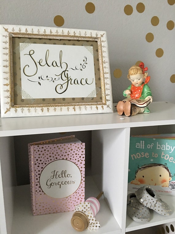 Custom Calligraphy Name Art Print As Seen on | Etsy