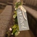 CUSTOM CALLIGRAPHY Cardstock Gift Tags/reserved Seating Tags / Name ...