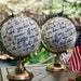 Scripture Globe / Custom Calligraphy Guestbook Globe / Full Scripture ...