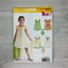 New Look 6043 Kids Sewing Pattern for Girls' Dress and Purse With ...