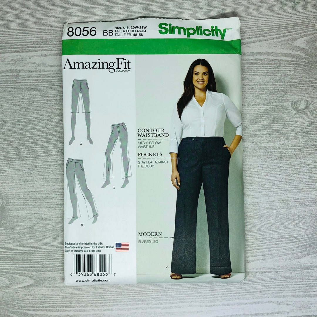 Simplicity Amazing Fit Collection 8056 BB NEW & UNCUT Sewing Pattern ...