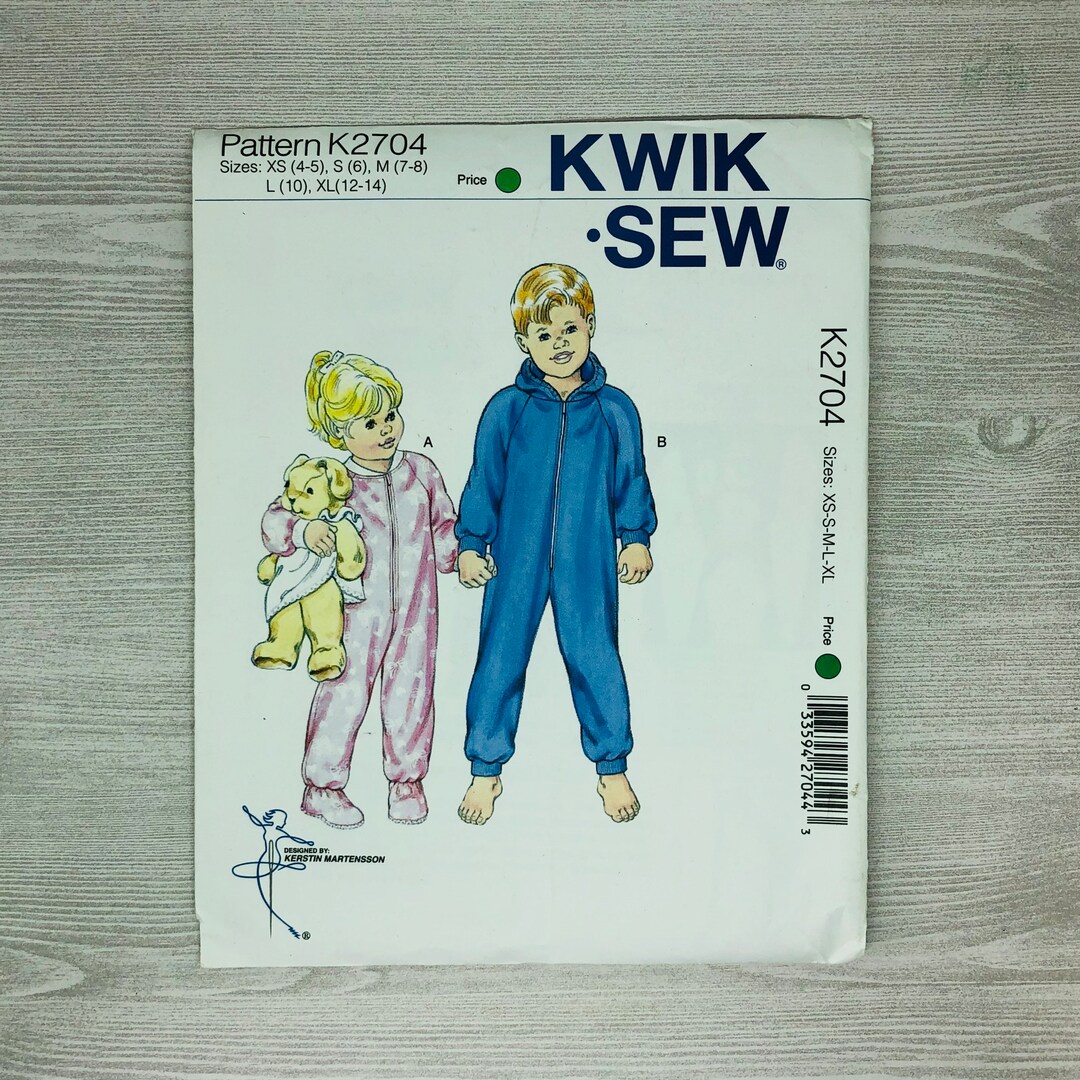 Kwik Sew K2704 Sewing Pattern for Boys' and Girl's - Etsy