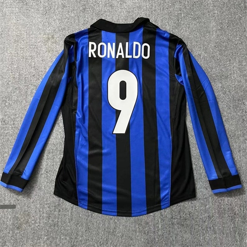 Inter Milan 1998/1999 Home Retro Football Kit Maglia Calcio Soccer ...