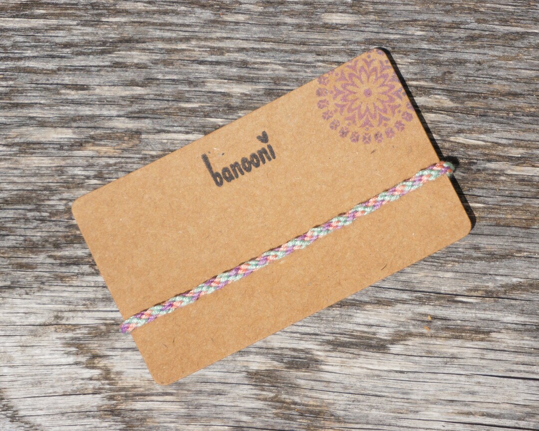 Friendship Ankle Bracelet Woven Anklet Threaded Anklet - Etsy