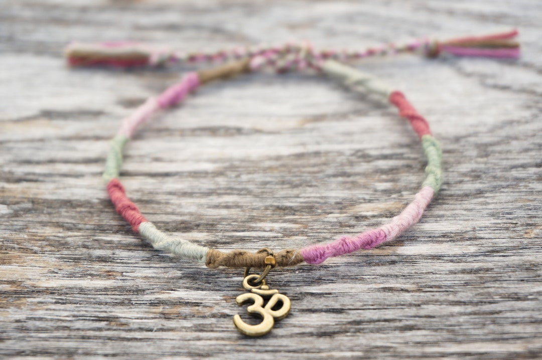 Friendship Ankle Bracelet Woven Anklet Threaded Anklet Surfer Anklet ...