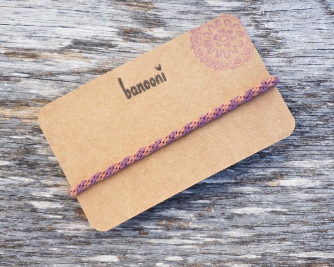 Friendship Ankle Bracelet Woven Anklet Threaded Anklet - Etsy