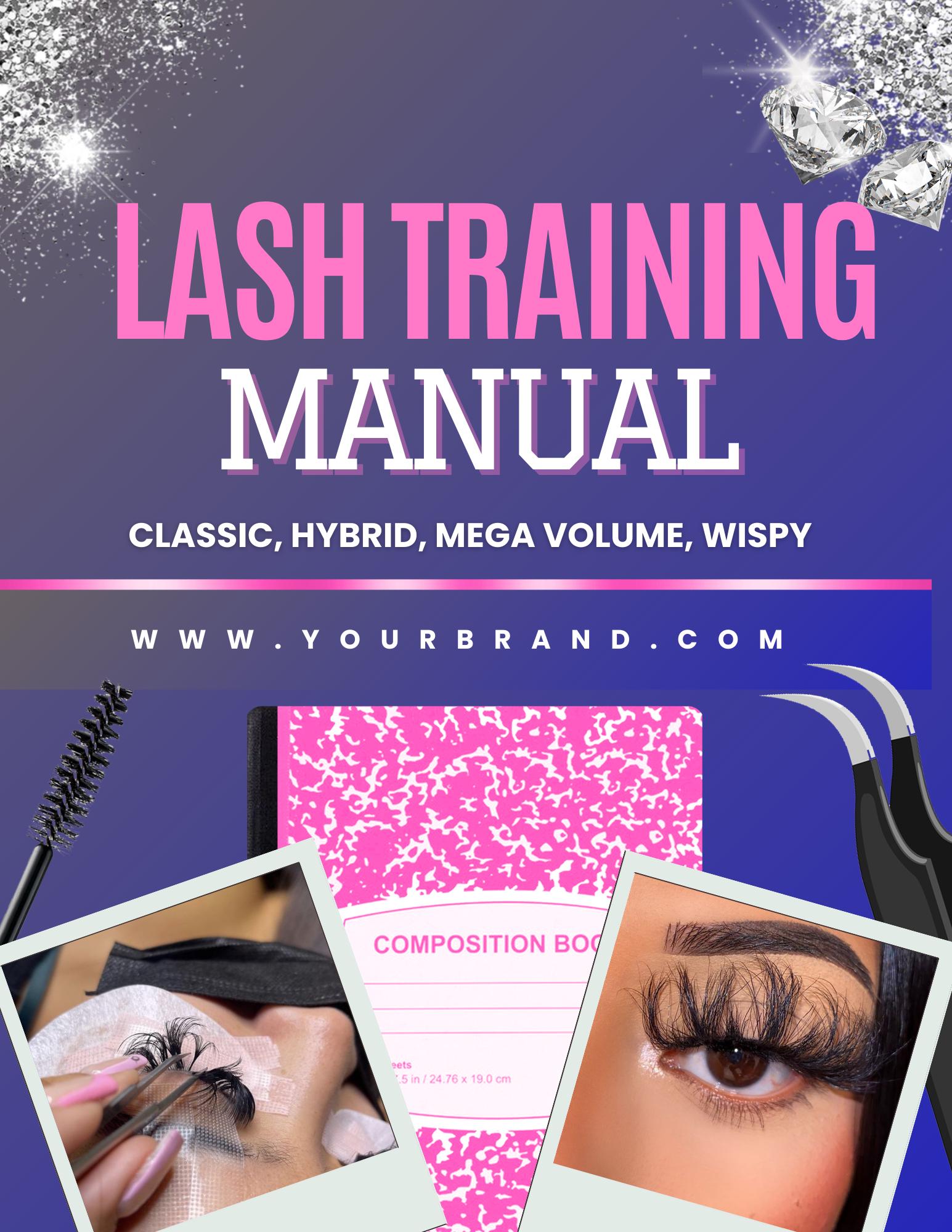 Lash Training Manual | Lash Extension Manual, Lash Course Manual, Lash ...
