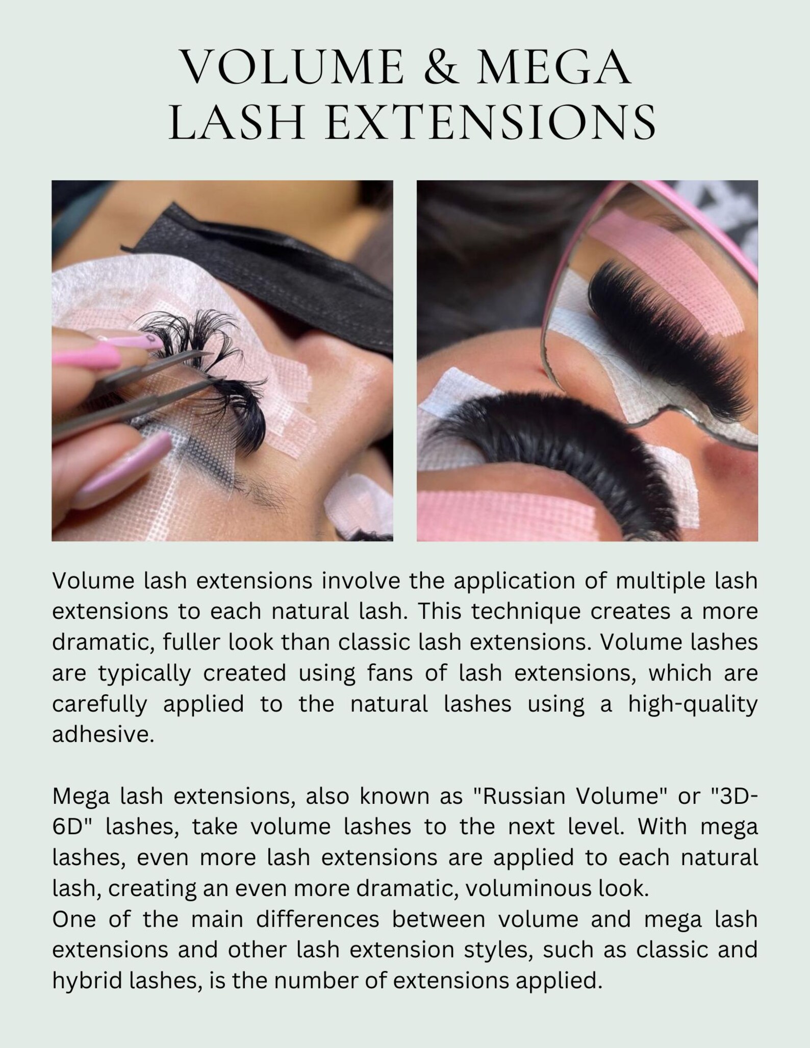 Lash Training Manual Lash Extension Manual, Lash Course Manual, Lash ...