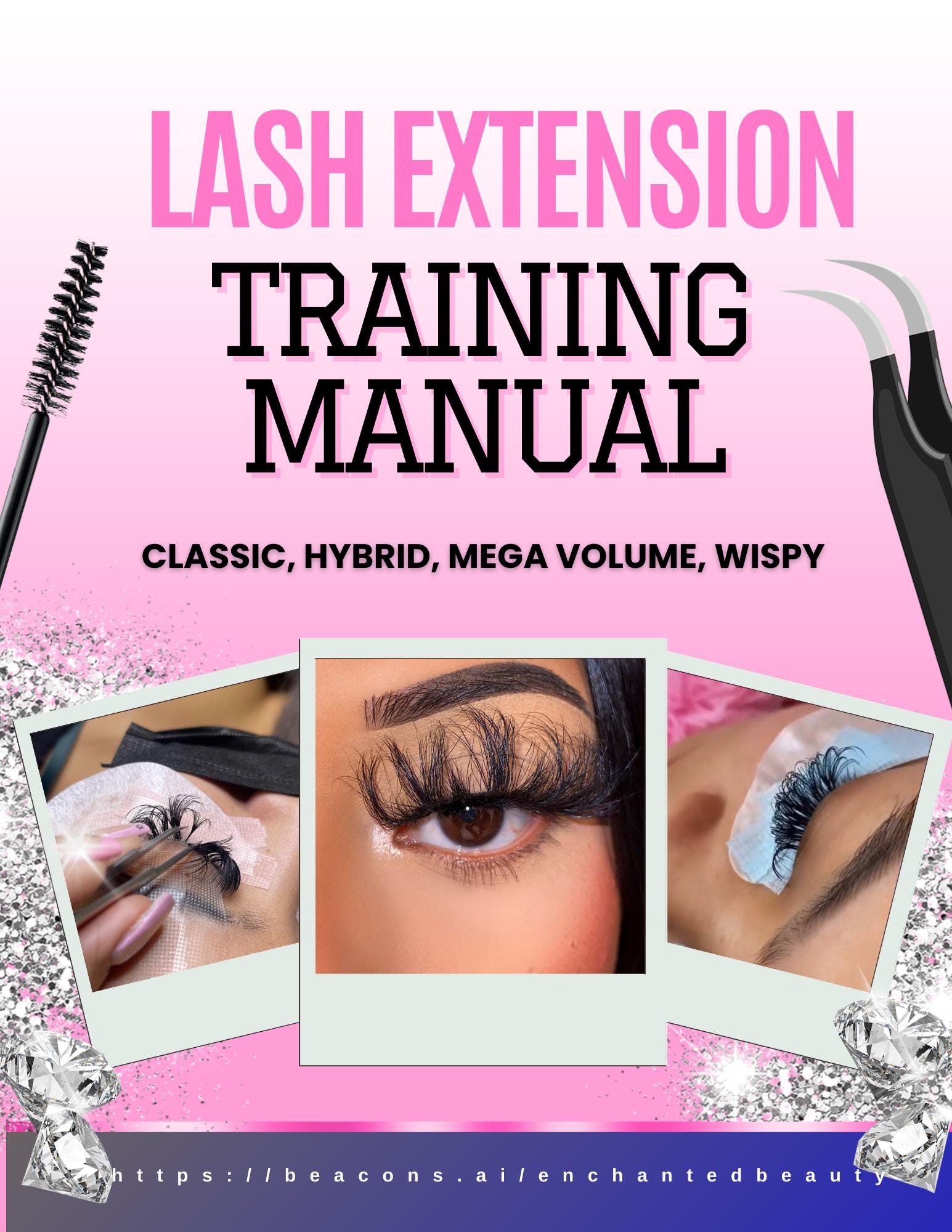Lash Training Manual | Lash Extension Manual, Lash Course Manual, Lash ...