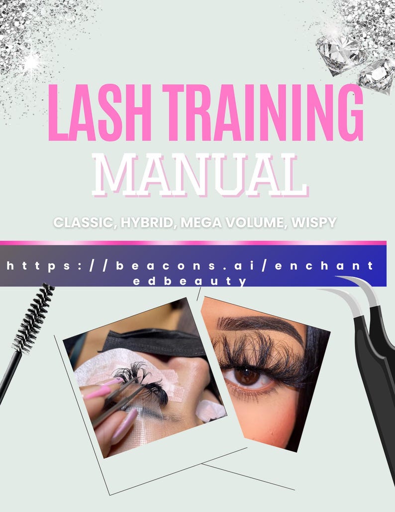 Lash Training Manual | Lash Extension Manual, Lash Course Manual, Lash ...