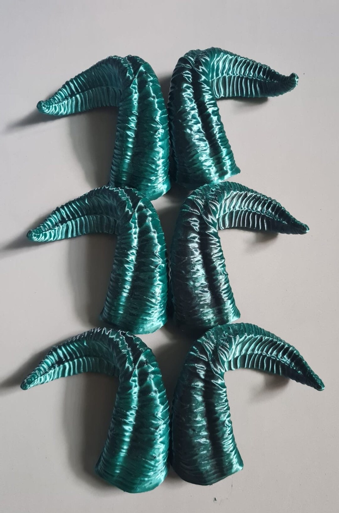 Black - Turquoise/green- Satyr / Faun Cosplay Horns Small - Etsy