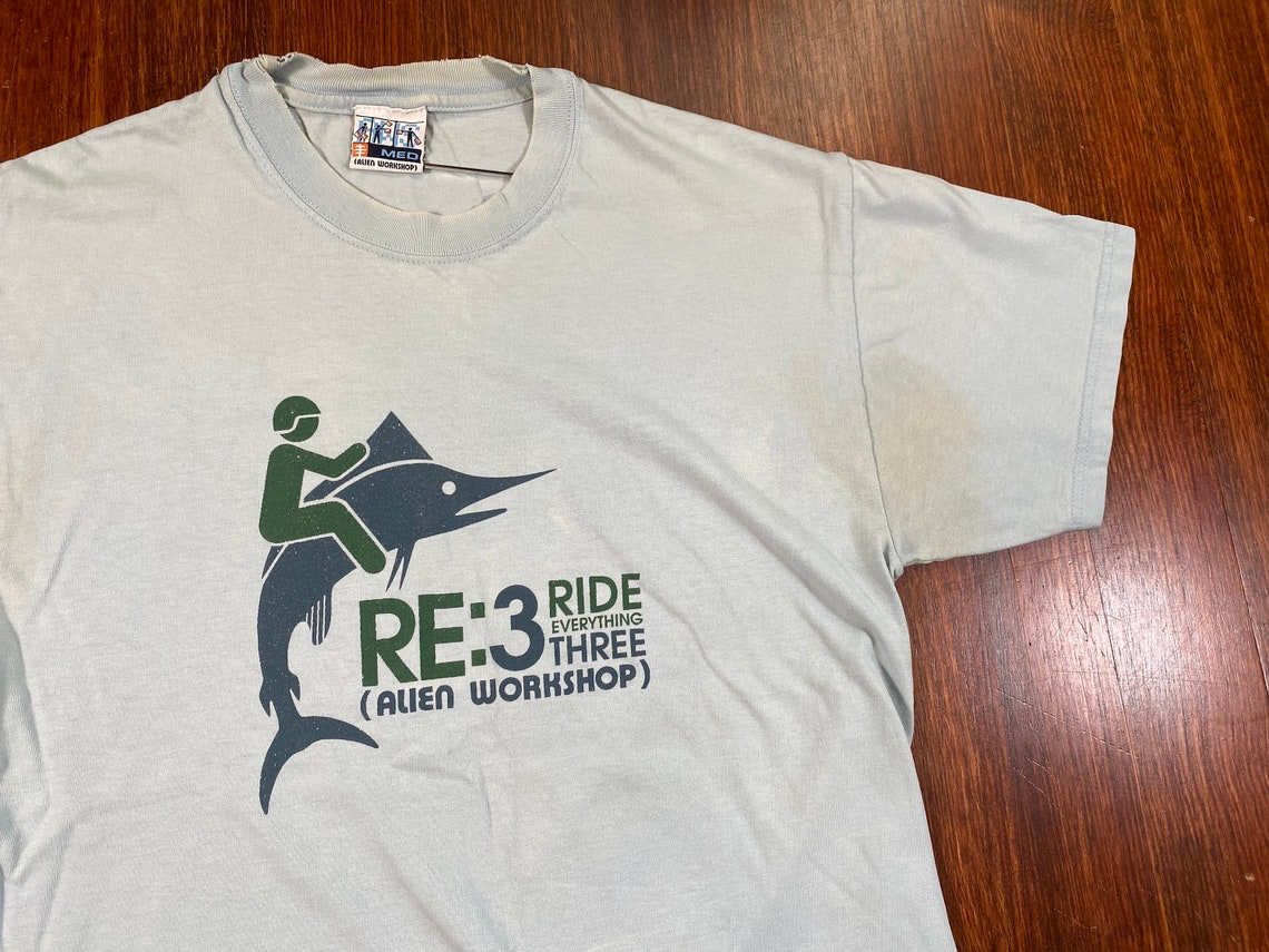 Vintage Alien Workshop Shirt Alien Workshop Tshirt Ride - Etsy