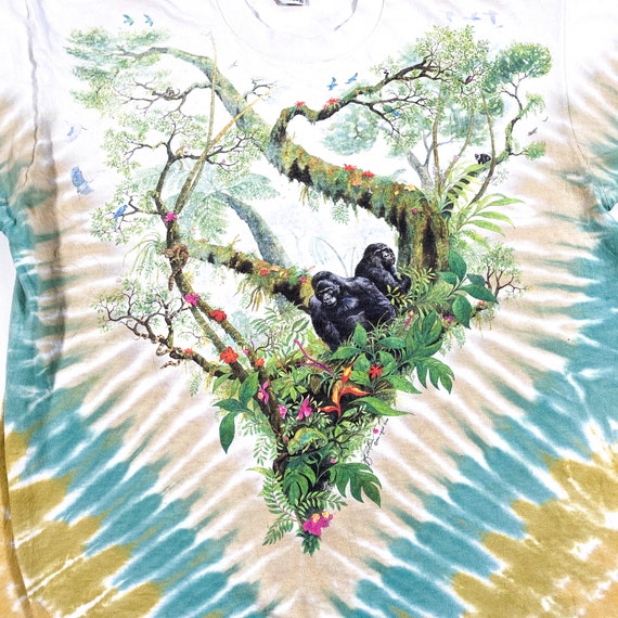 Vintage Rainforest Liquid Blue Shirt 90s liquid blue … - Gem