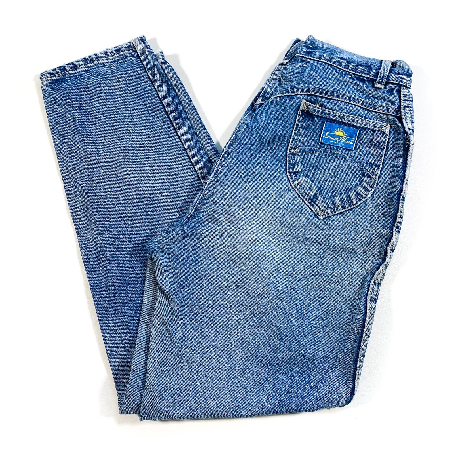 Vintage Sunset Blues Jeans 80s Sunset Blues denim hecho en usa | Etsy ...