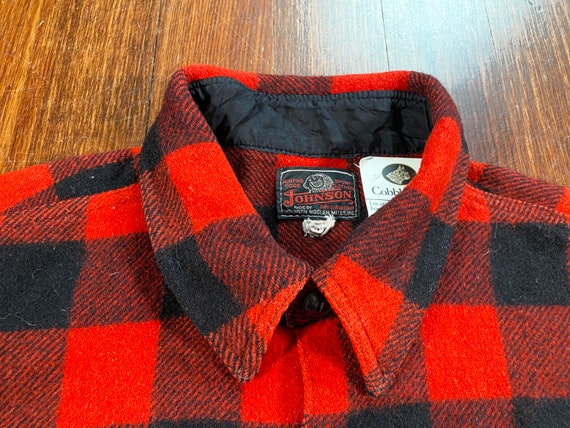 Vintage Johnson Shirt Jacket 70s johnson wool coat jo… - Gem