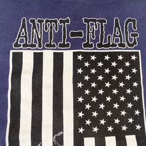 Vintage Anti Flag Shirt Vintage Antiflag Tshirt Anti-flag Punk Shirt ...