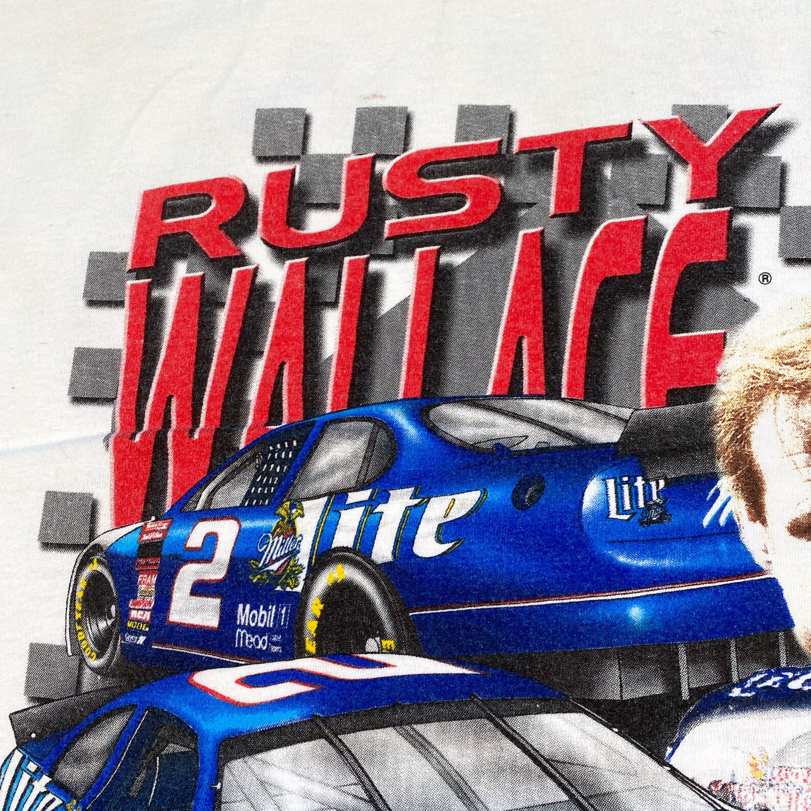 Vintage Rusty Wallace Shirt 90s Rusty Wallace Tshirt 1998 - Etsy
