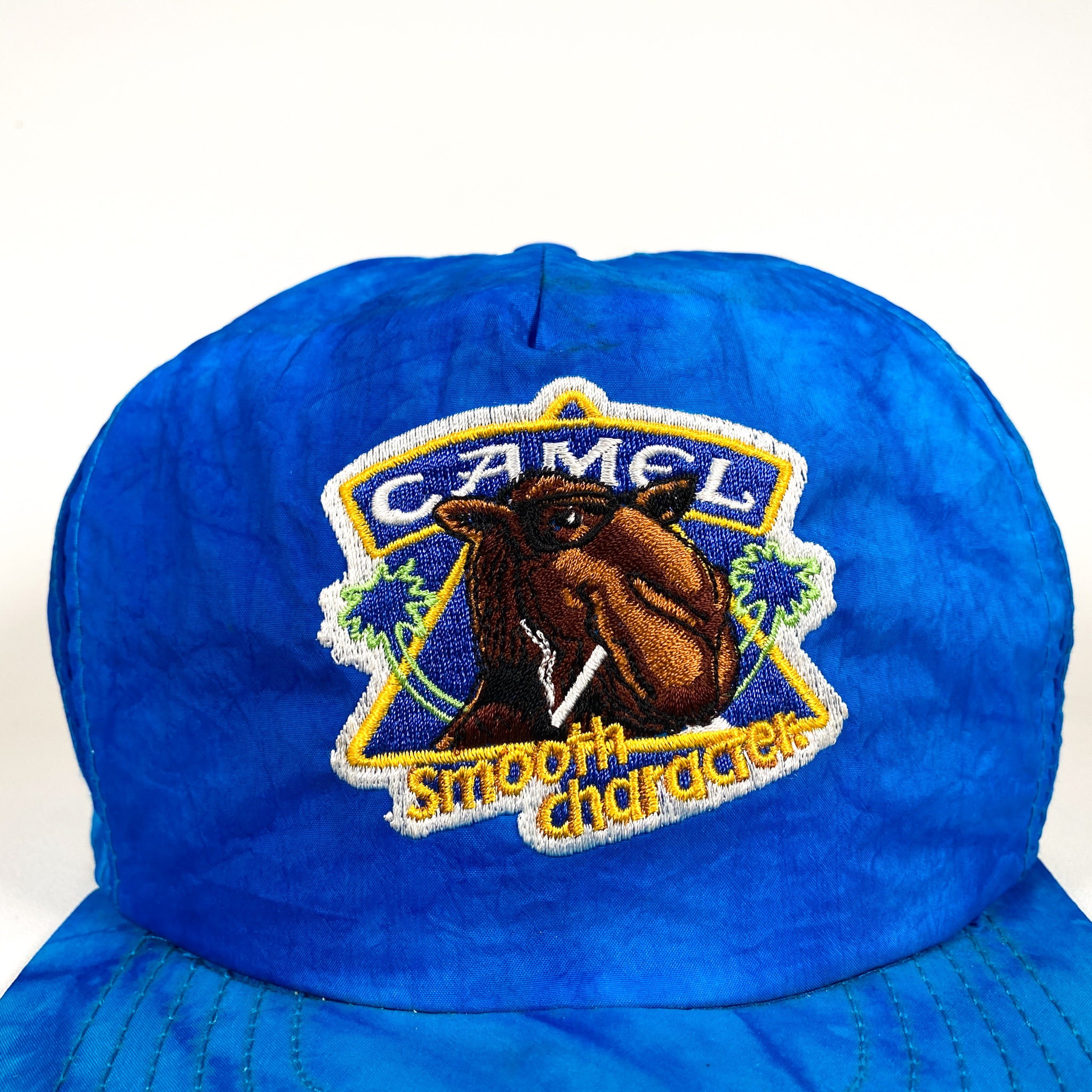 Vintage Camel Cigarettes Hat 90s Camel Hat Blue Tie Dye | Etsy