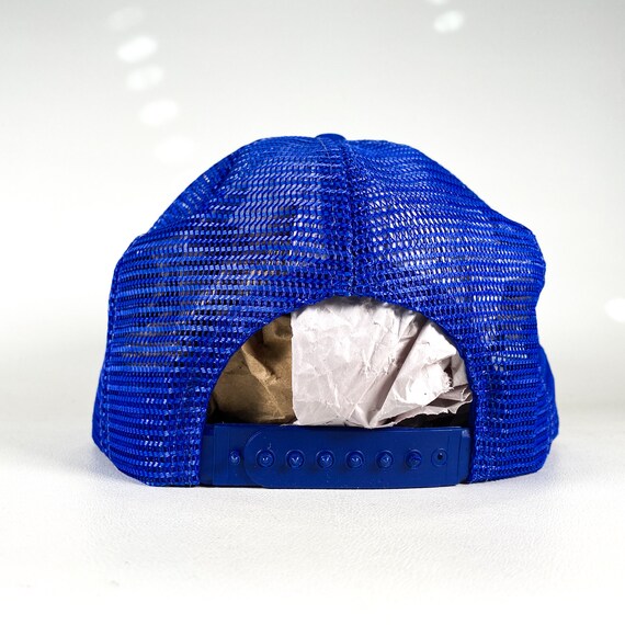 Vintage Busch hat 80s busch trucker hat blue busch be… - Gem