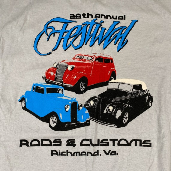 Vintage Hot Rod Car Show Shirt 90s hot rod shirt hot … - Gem