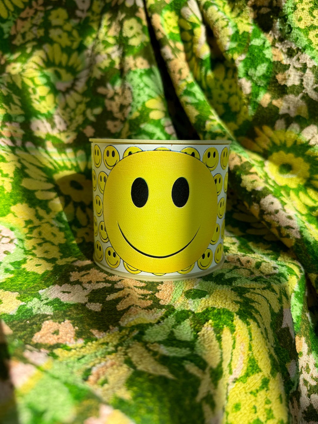 Vintage Smiley Face Pencil Cup, 80s Smiley Face Pen Holder, 1982 Rubens ...