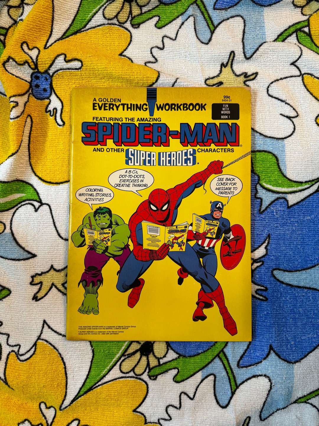 Vintage Golden Everything Workbook #1 Amazing Spider-man and Other ...
