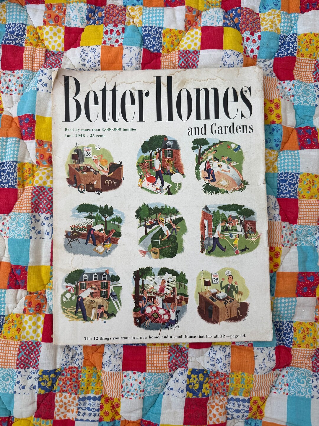 Vintage Better Homes & Gardens Magazine, June 1948, 1940s Home Decor - Etsy