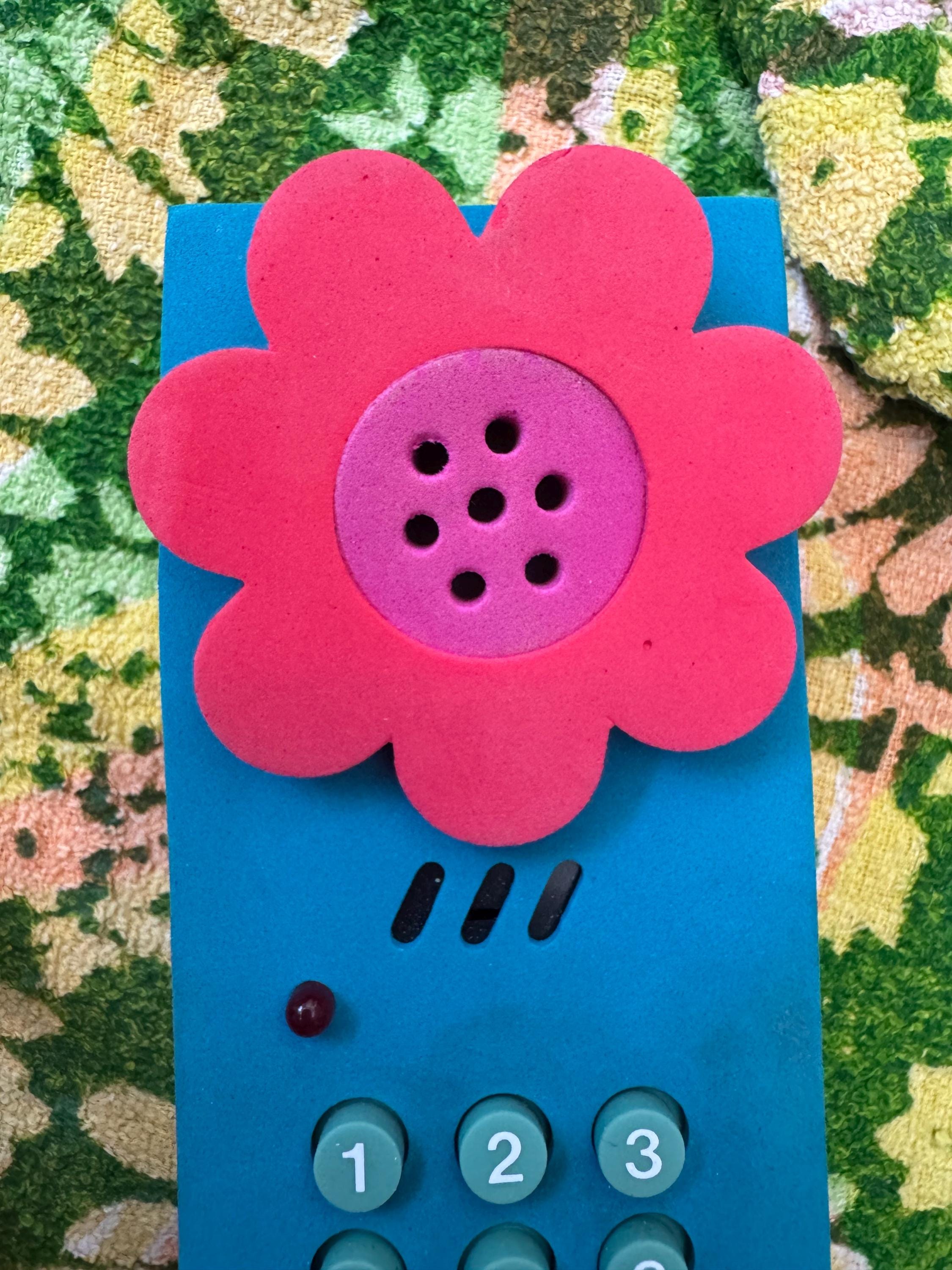 Vintage 1993 Avon Talking Pretty Telephone: Retro Foam Flower Phone - Etsy