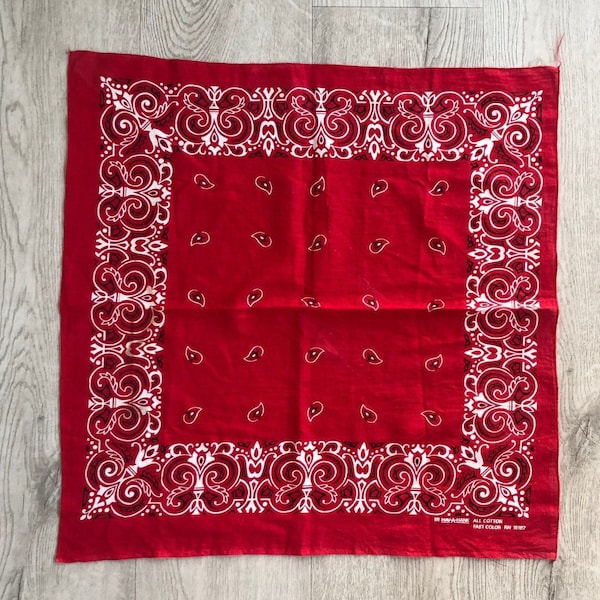Red Bandanas - Etsy