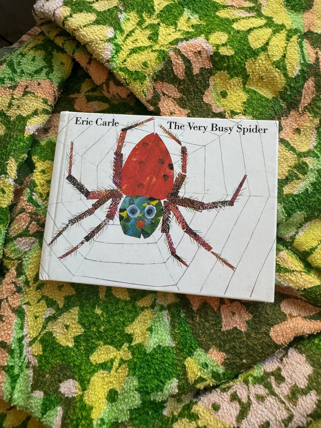 The Very Busy Spider Eric Carle Signed Miniature Book, First American ...