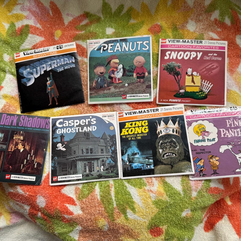 View Master Peanuts Reels - Etsy