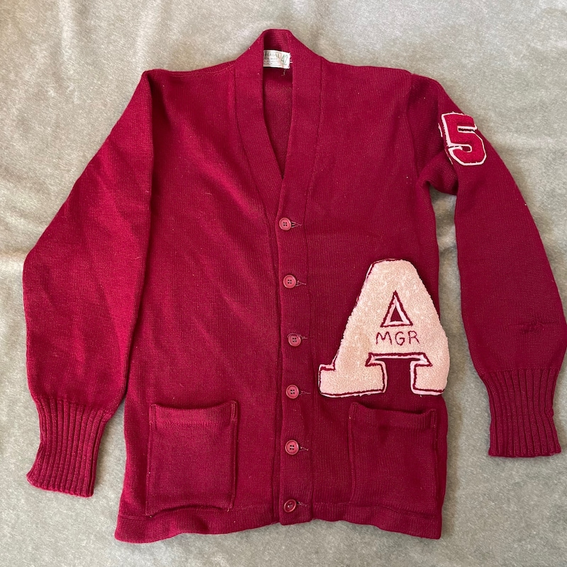 Letterman Sweater - Etsy