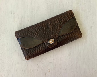 1920s Leather Wallet - Etsy