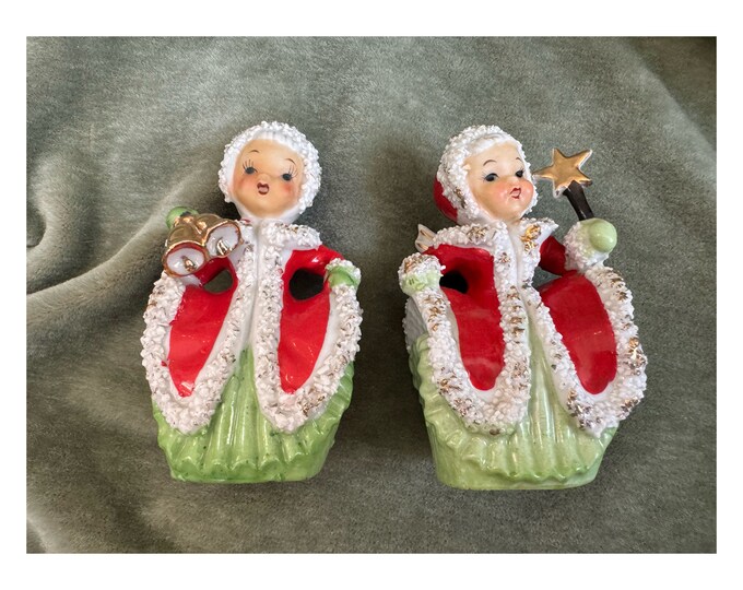 Vintage Napco Christmas Angel Bells: MCM Holiday Decor, Set of 2 - Etsy