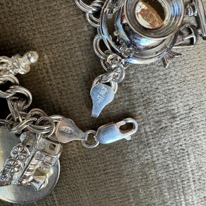 Vintage Sterling Silver Charm Bracelet: 1960s-70s Retro Charms - Etsy
