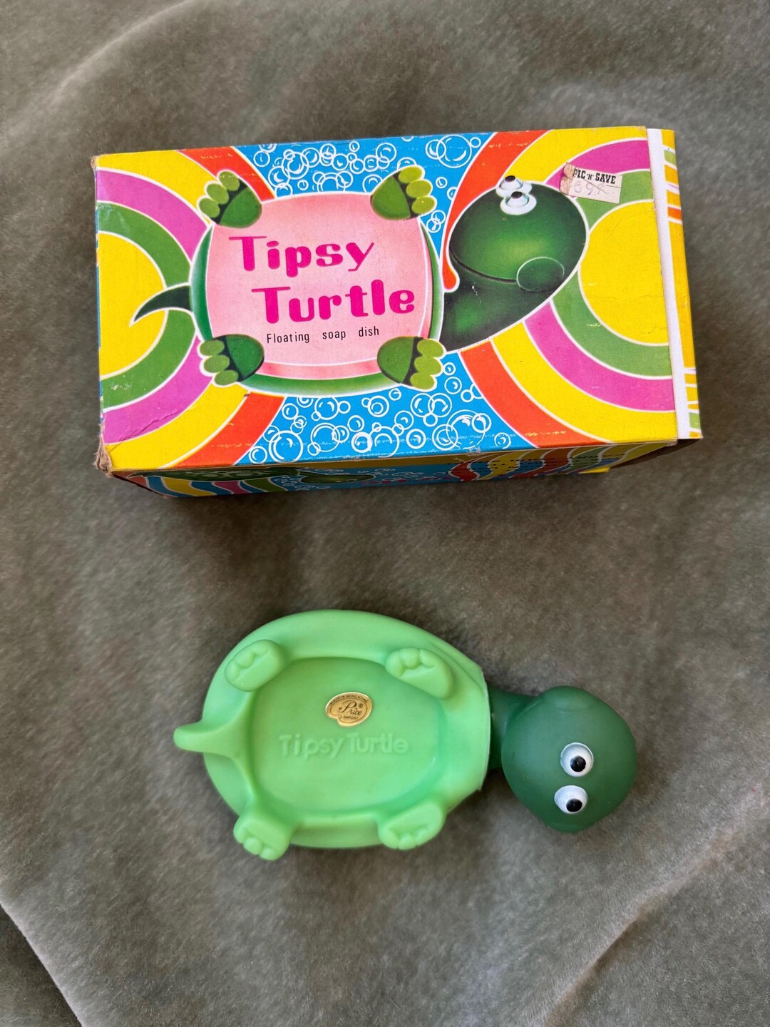 Vintage Tipsy Turtle Floating Soap Dish With Original Box - Etsy