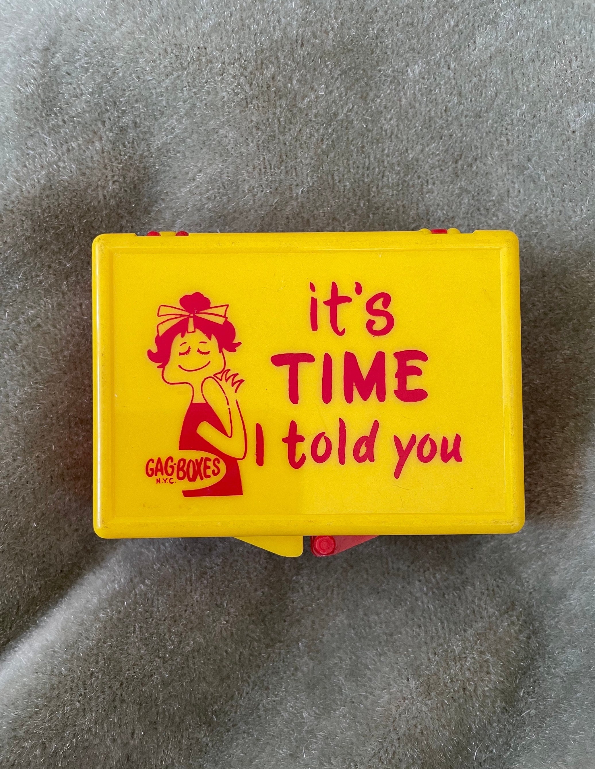 Vintage Gag Gift, Gag-boxes NYC, Vintage Novelty Adult Gift, It's Time ...
