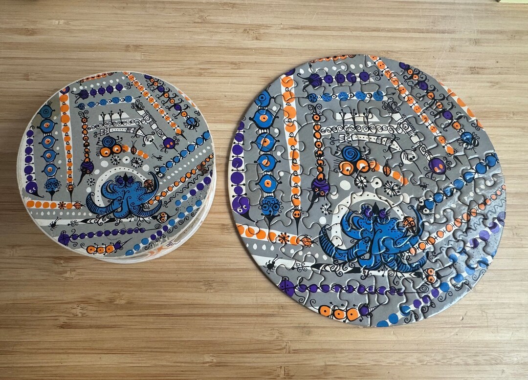 Springbok Thingie Puzzle 1968 Town Meeting Sandy Miller, 60s 1960s ...