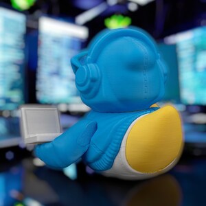 Code Quacker 3D Printed Articulated Duck Figurine | Funny Collectible for Jeep Owners | Duck ...