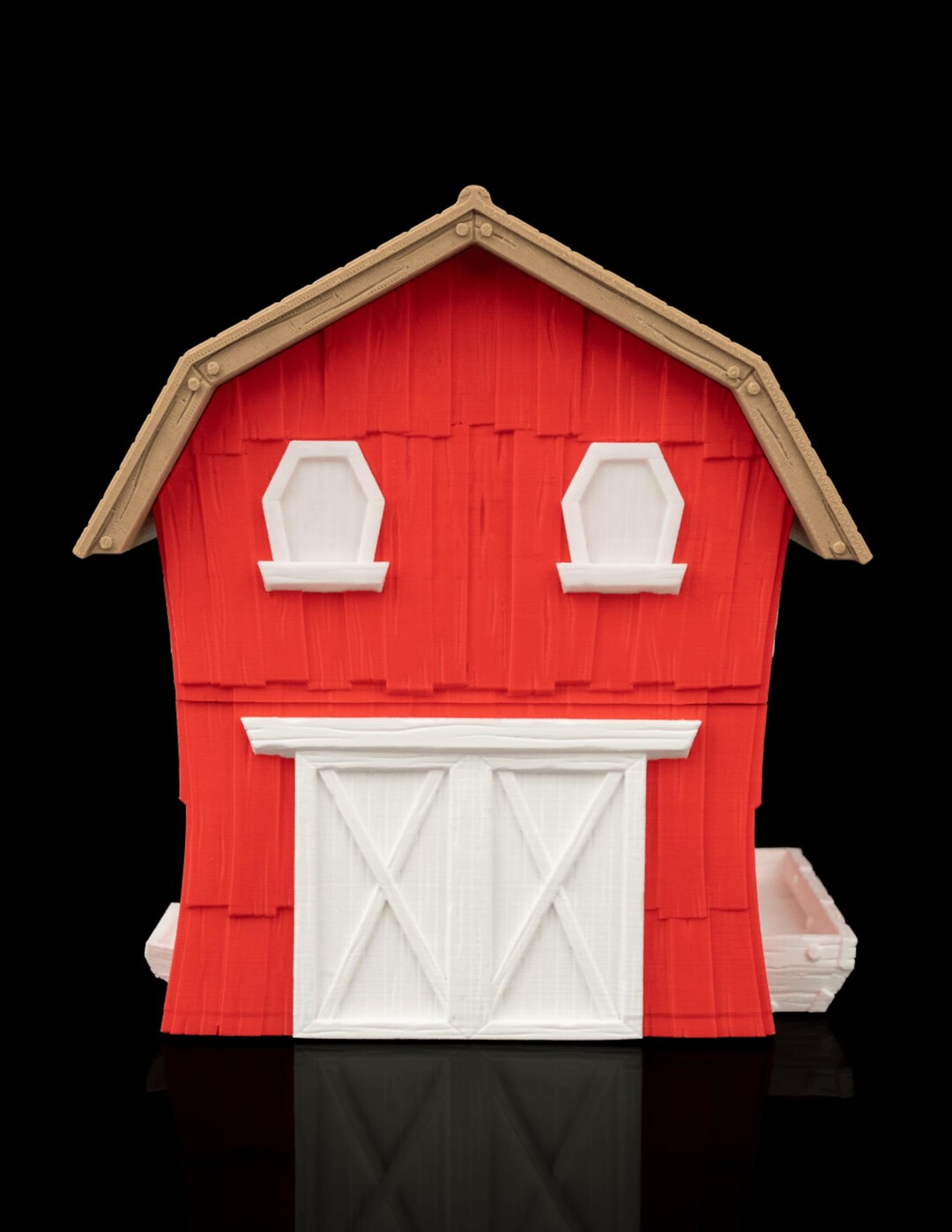 3d-printed Barn for Farm Toy Set – Dollhouse Farm Playset for Pretend ...
