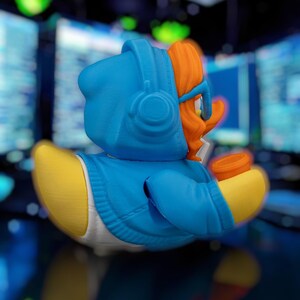 Code Quacker 3D Printed Articulated Duck Figurine | Funny Collectible for Jeep Owners | Duck ...