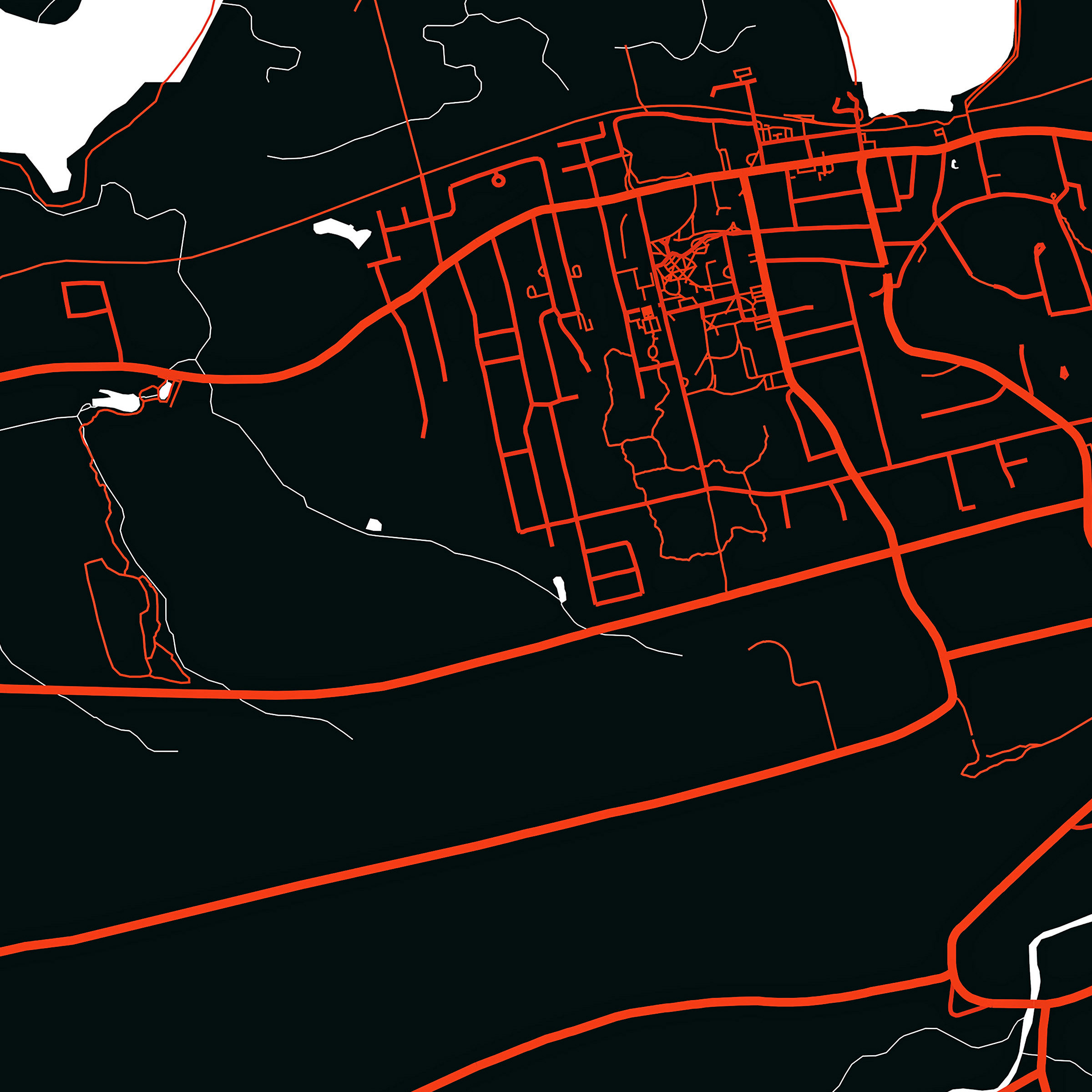 Wolfville Apple Print Map of Wolfville Nova Scotia - Etsy Canada