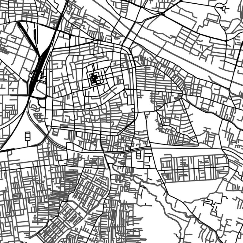 Madurai Map Print | Map of Madurai India | Digital Download - Etsy